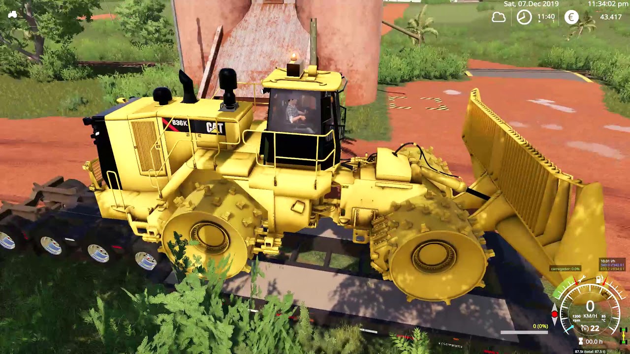 FS19 - Mining & Construction Economy - First test CAT 836K and Volvo ...