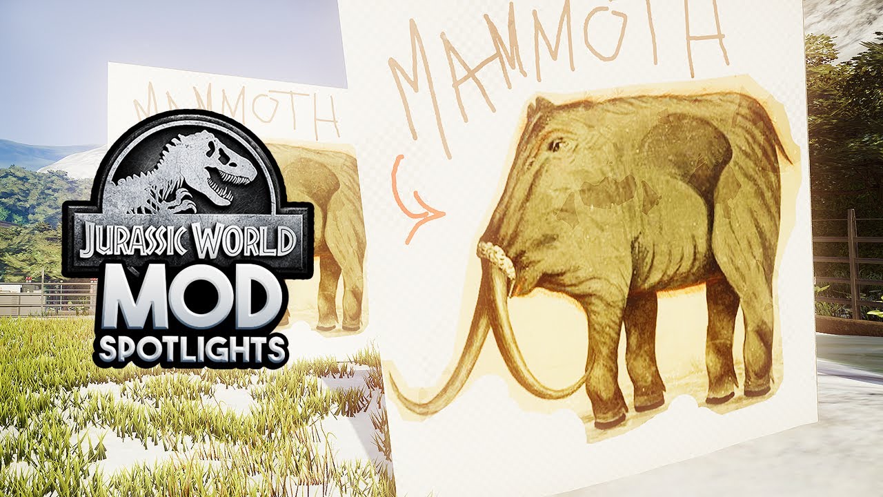HAS MODDING GONE TOO FAR? (Not-Mammoth Mod) | Jurassic World: Evolution ...