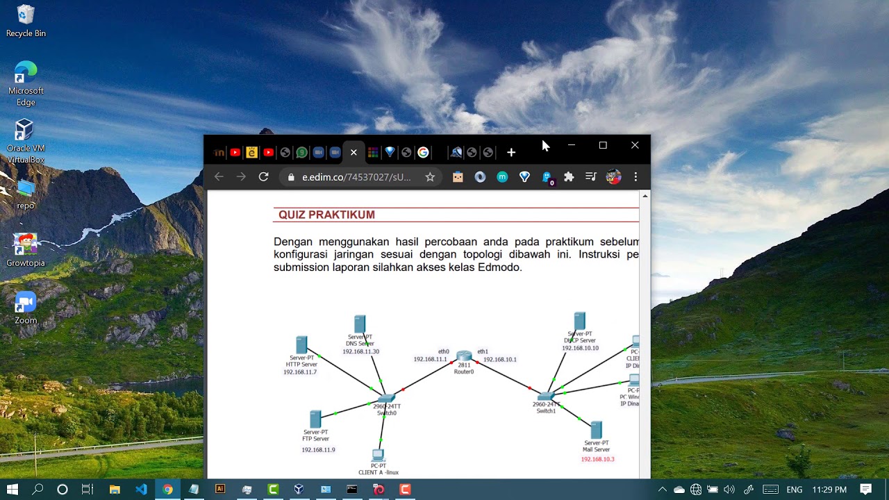 DHCP server & Router (pengujian final) - YouTube