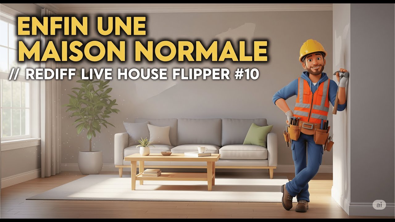 ENFIN UNE MAISON NORMALE // REDIFF LIVE HOUSE FLIPPER #10 - YouTube