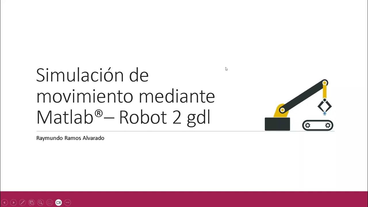 Simulación de movimiento de un robot de 2 GDL mediante Matlab - YouTube