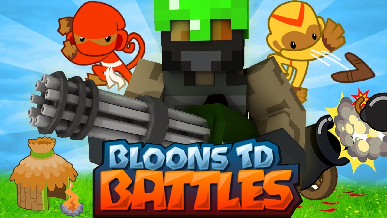 BLOONS TOWER DEFENCE i MINECRAFT?! - YouTube