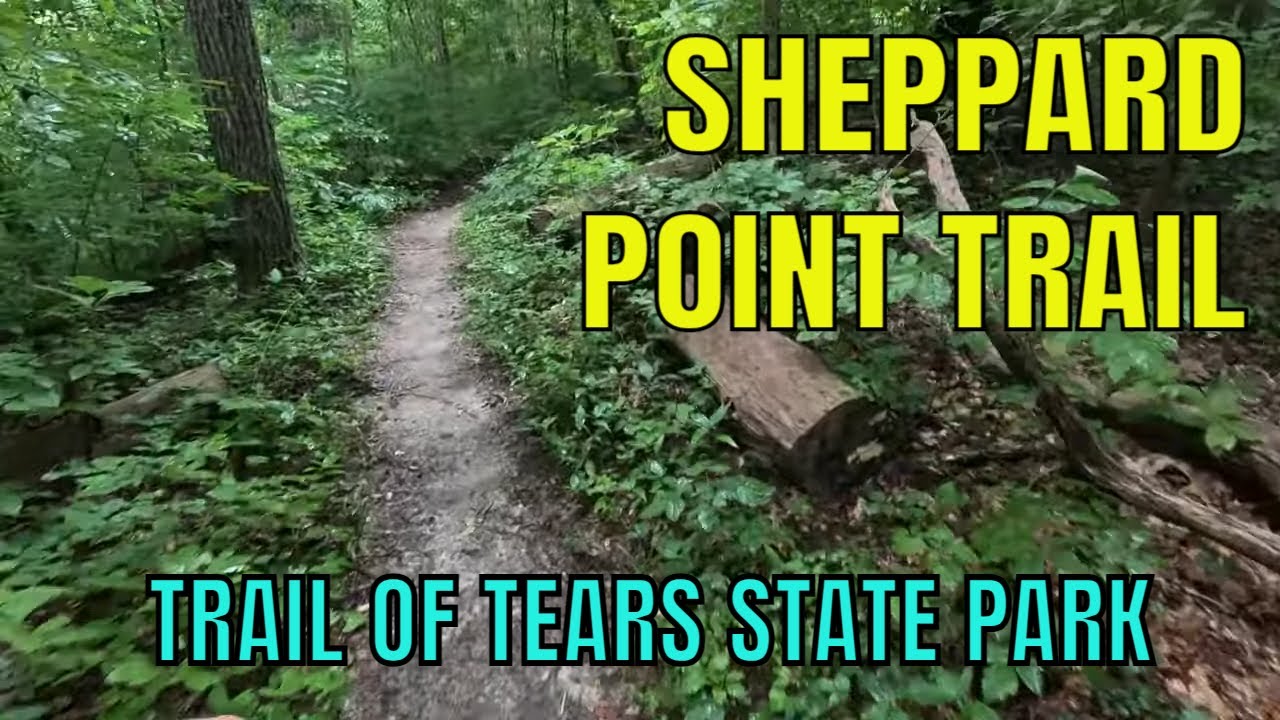 Sheppard Point Trail at Trail of Tears State Park - YouTube