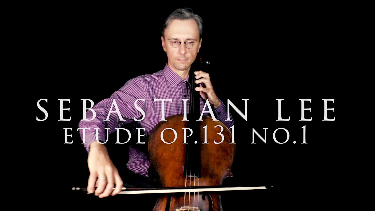 Sebastian Lee Cello Etude Op.131 No.1 | Best Exercises for Cello ...