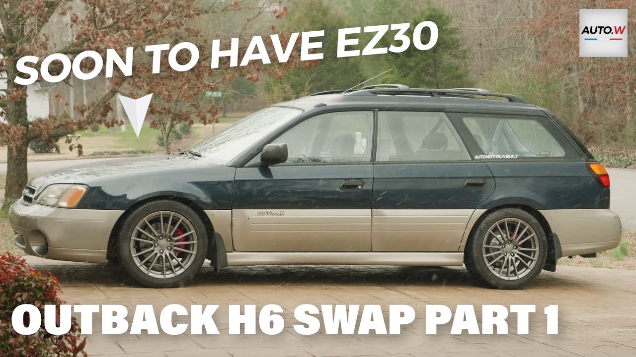 Subaru Outback // Pulling the EZ30 - YouTube