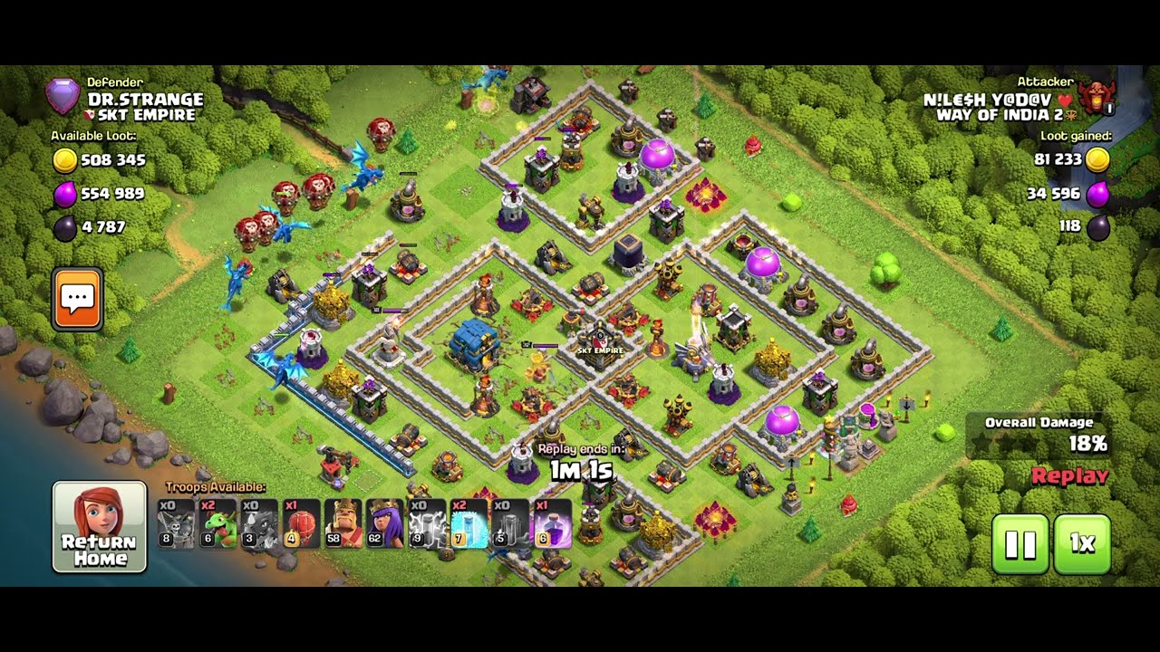 Coc India's Best Ever successful attack won 56 Trophies 🤯 - YouTube