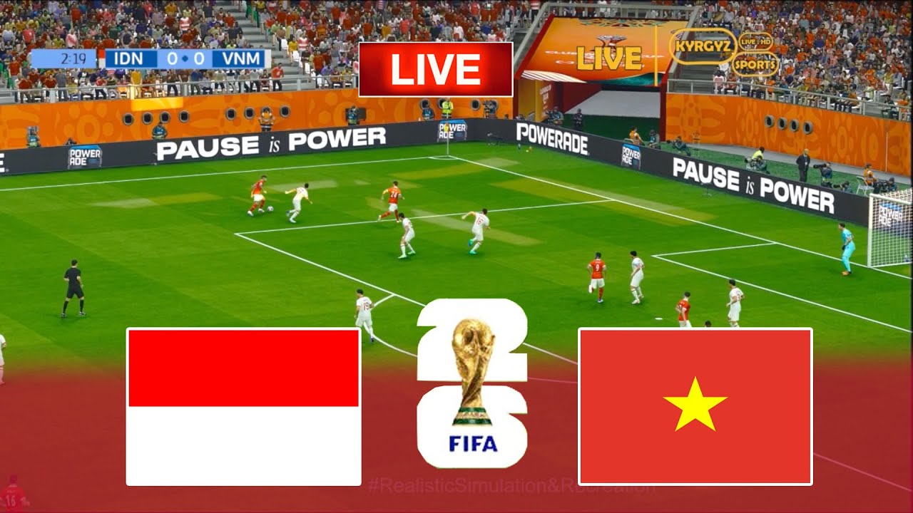 INDONESIA vs VIETNAM | 2026 FIFA World Cup Qualifiers (AFC) | Full ...