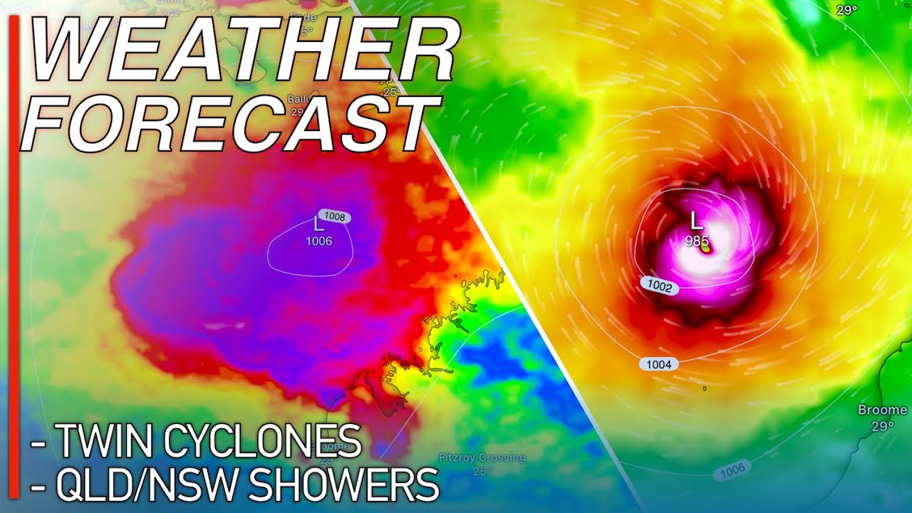 A Strong Cyclone and a Coral Sea Tropical Low Forecast to Impact WA and ...
