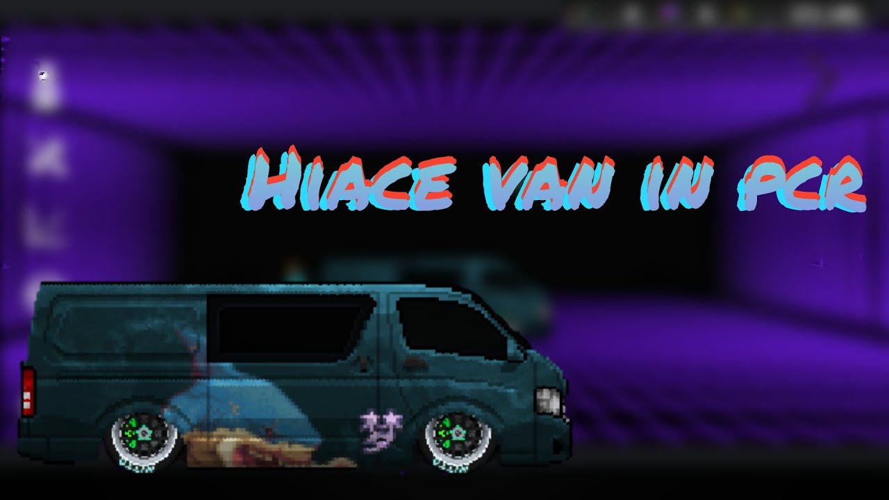 first 1jz hiace van | pixel car racer underground mod - YouTube