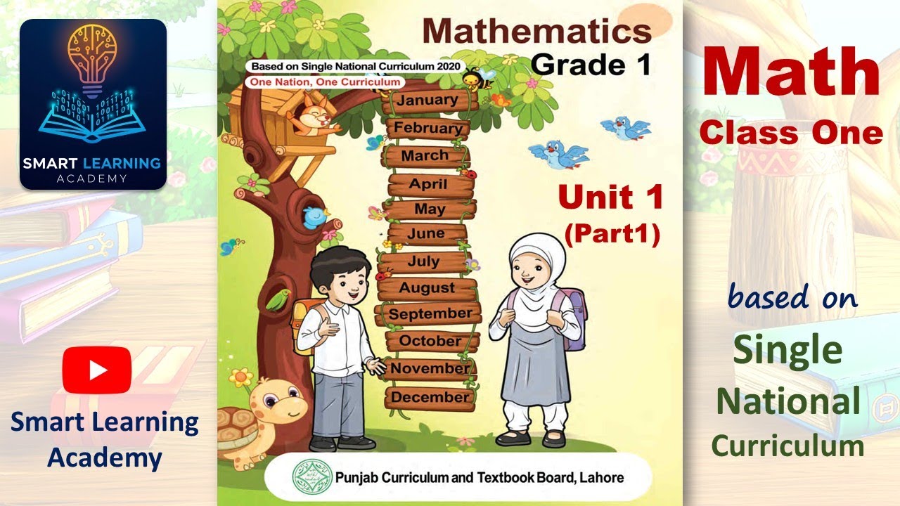 Math 1 | Unit 1 | Class 1| Math Grade 1 | Whole Numbers | SNC | PCTB | Counting & Numbers - YouTube