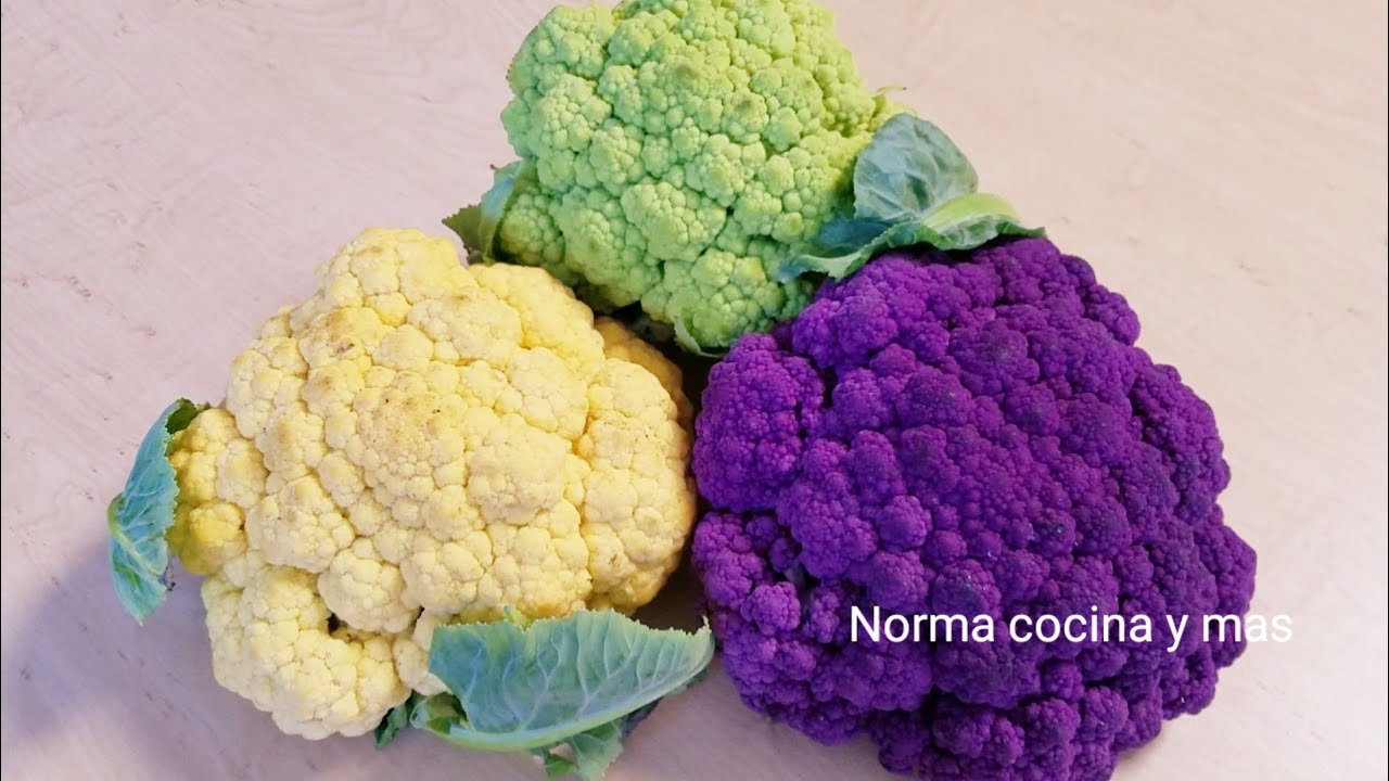 Coliflor de colores hermosas!!😍 - YouTube