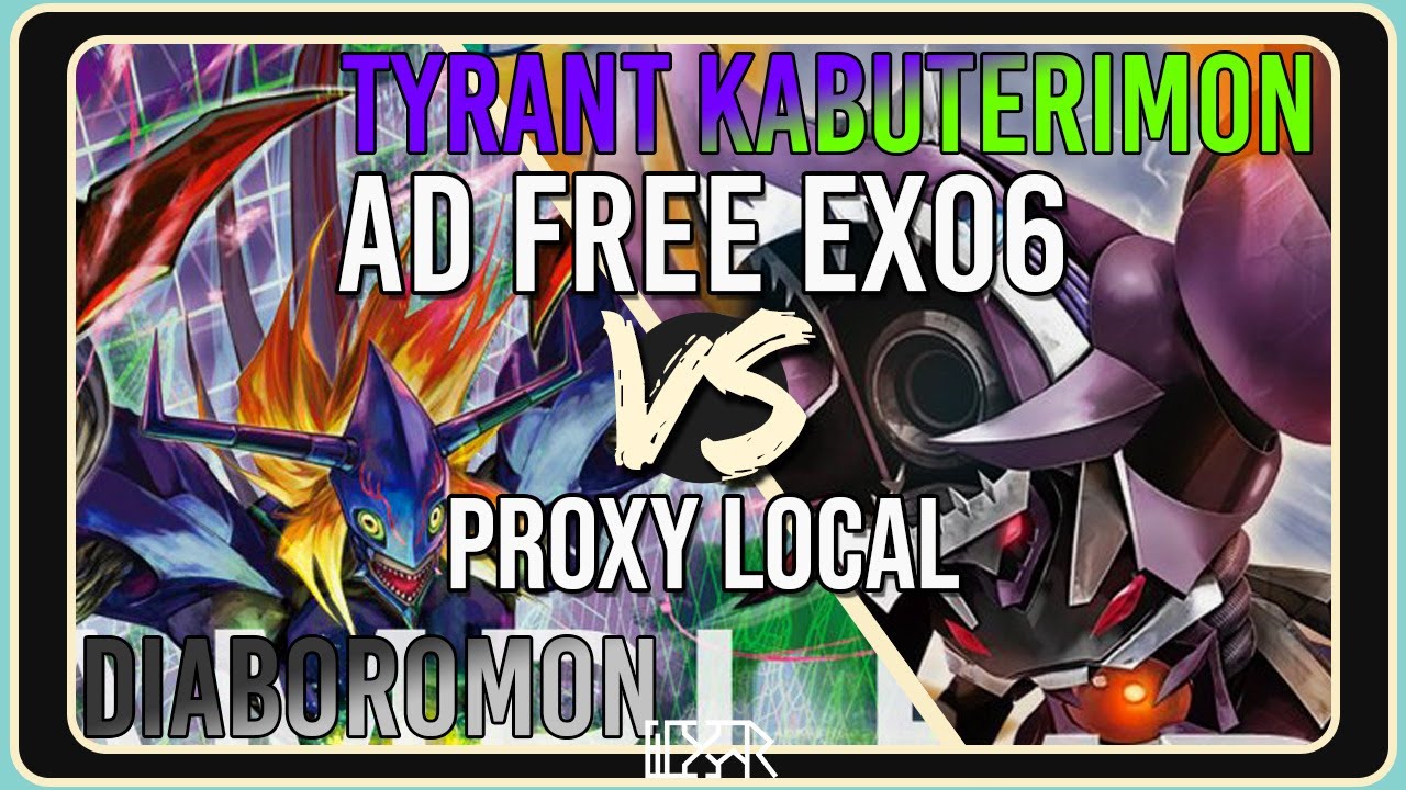 Diaboromon vs TyrantKabuterimon [Digimon TCG EX6 Proxy Testing] Match ...