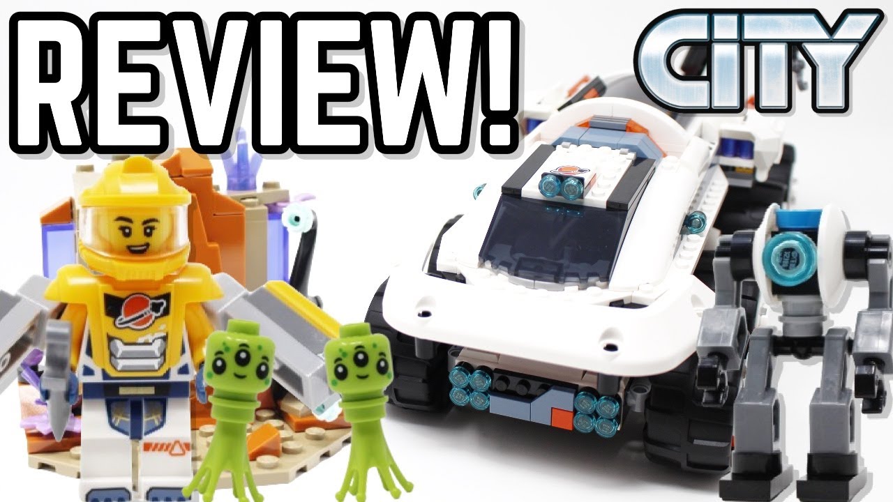 LEGO City SPACE 60432 Command Rover and Crane Loader REVIEW! (2024 set ...