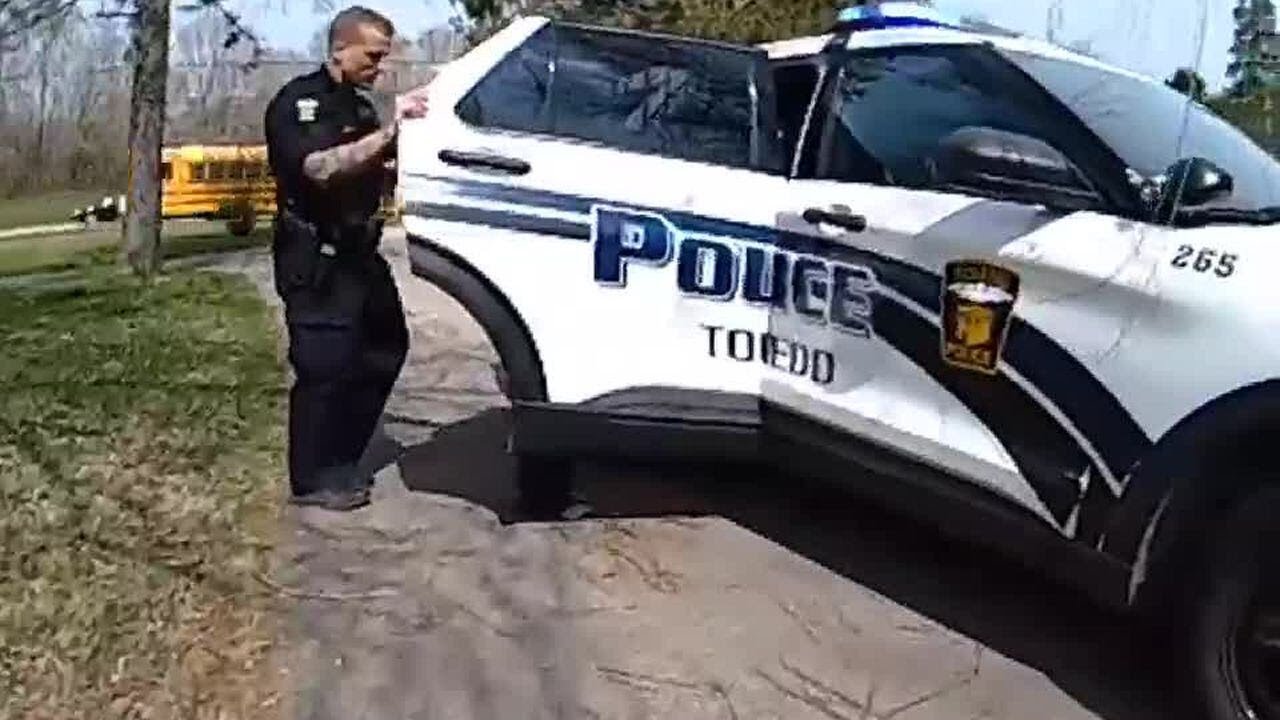BODYCAM: Footage shows moment police find, arrest alleged drunk driver ...