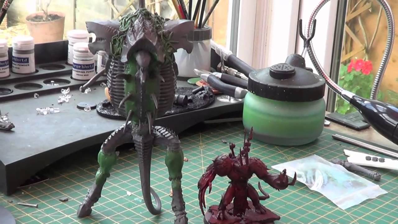 Tyranid Imperial Knight conversion (part 3) - YouTube