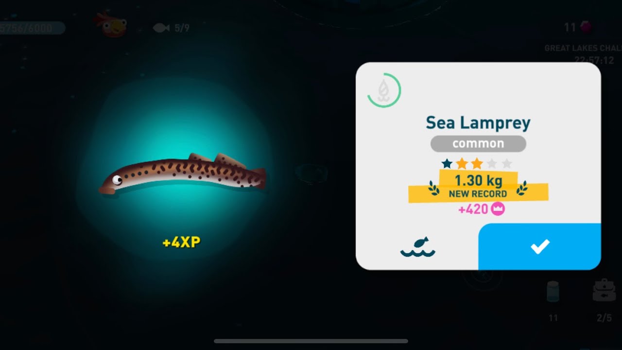 Creatures of the deep how to get Sea Lamprey - YouTube