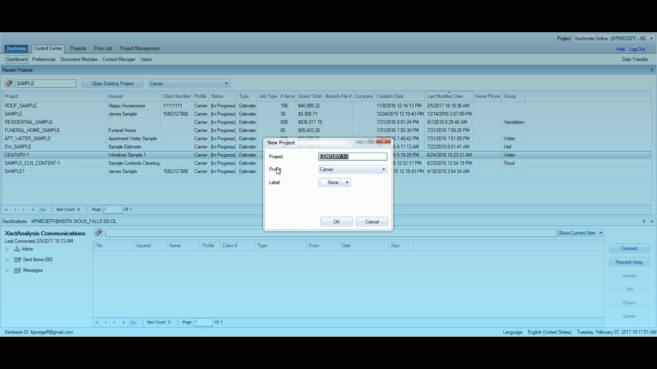 Xactimate Estimate Examples