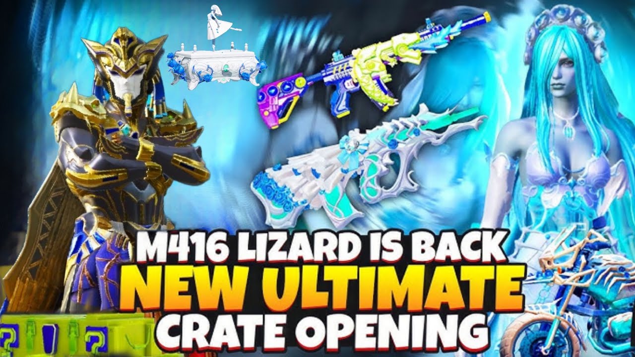 Lizard Roar M416 is back || New M416 Crate Opening | 10000 Uc | New ...