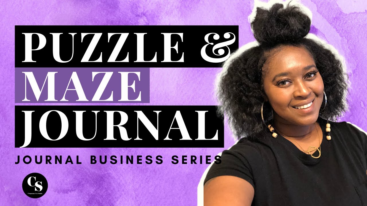Puzzle & Maze Journal Interiors | How To Start A Journal Business - YouTube