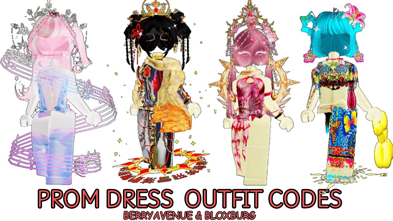 Outfit Codes Prom Dress Gown ! Berry Avenue codes, Bloxburg ...