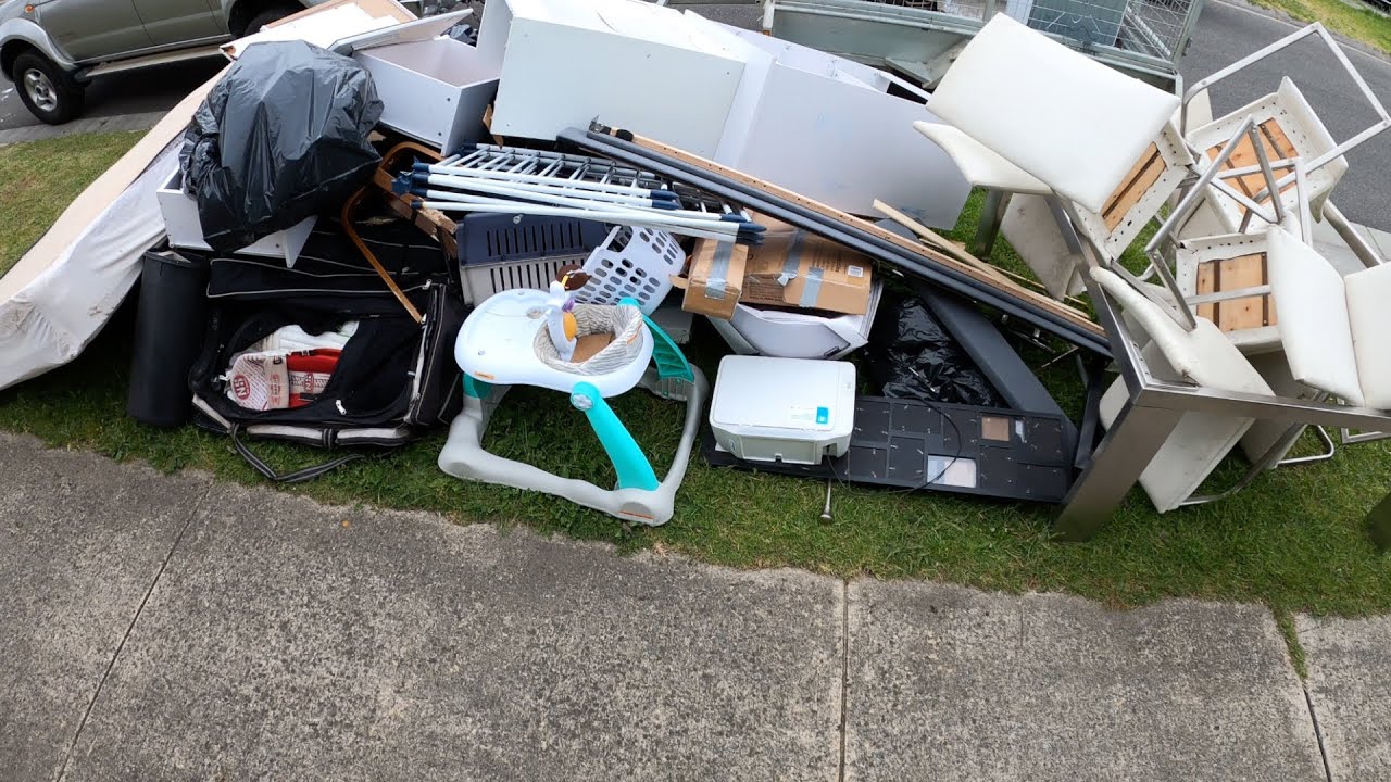 Bulky Waste Garbage Day In Australia Be Like - YouTube