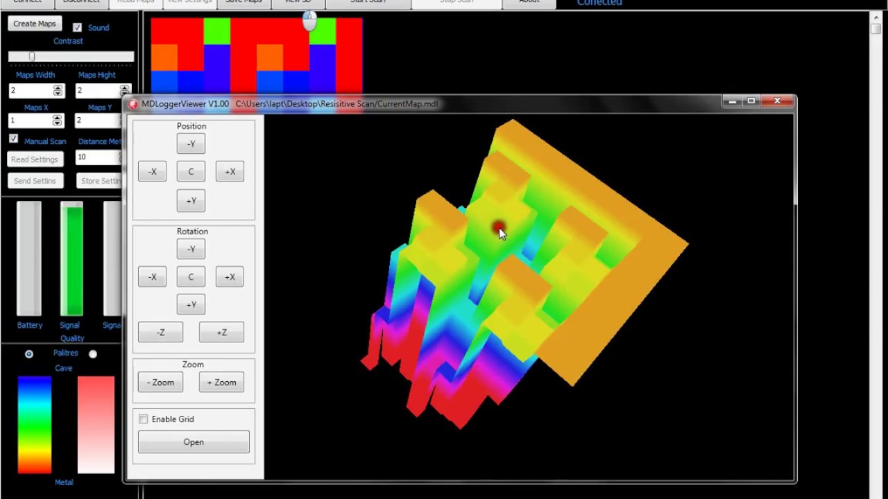 Resistive Scan V1.0 Accumeter - YouTube