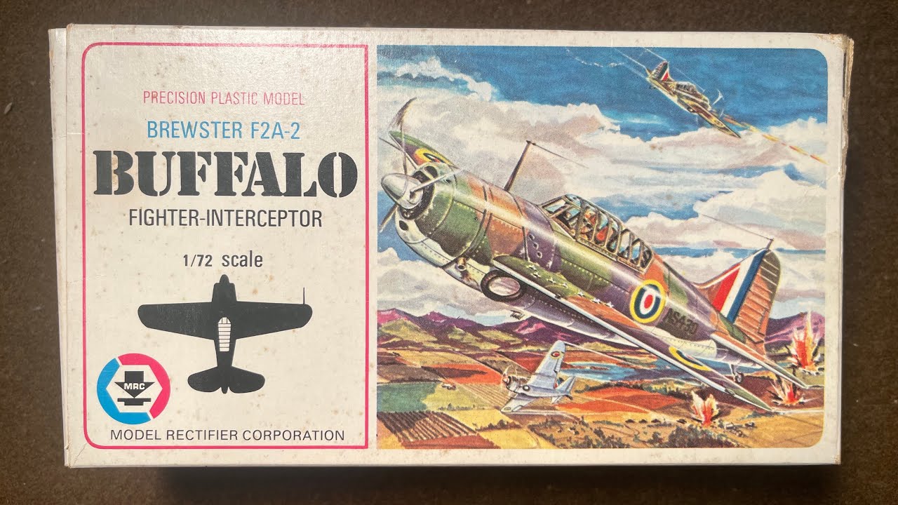 Midway Week! MRC / Aoshima 1970s Brewster F2A Buffalo Vintage Model ...