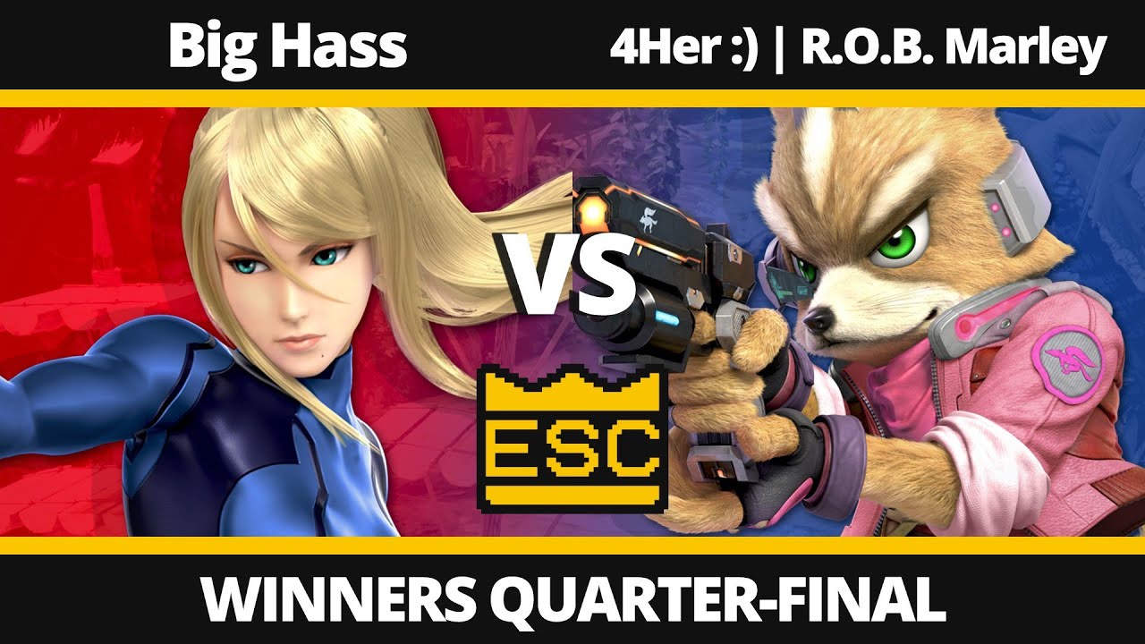 ESC 71 - Winners Quarter-Final - Big Hass (Zero Suit Samus) Vs. R.O.B ...