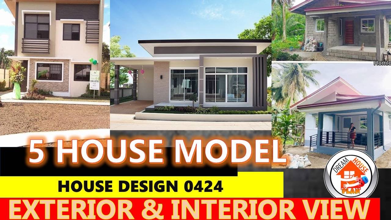 HOUSE DESIGN TEMPLATE NO.424 / 5 HOUSE MODEL IMAGE DESIGN VIEW ...