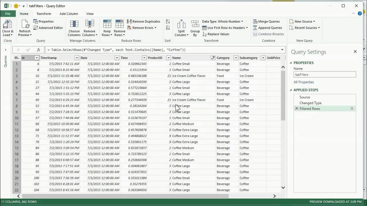 Special Text Filters - Simple Toolbar Transformations - Power Query Jumpstarter - YouTube