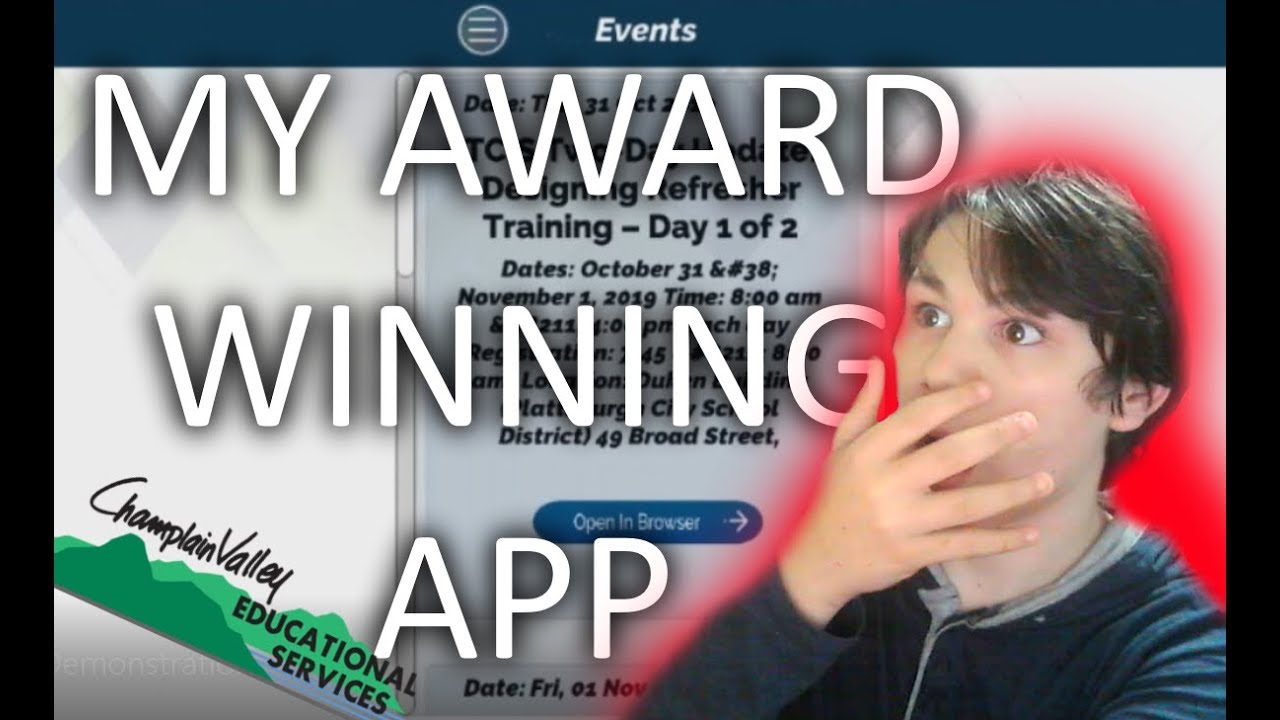 My Award Winning App (Congressional App Challenge demonstration) (CVES ...