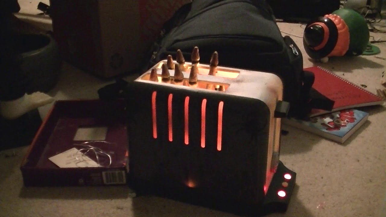 Haunted Toaster working again - YouTube