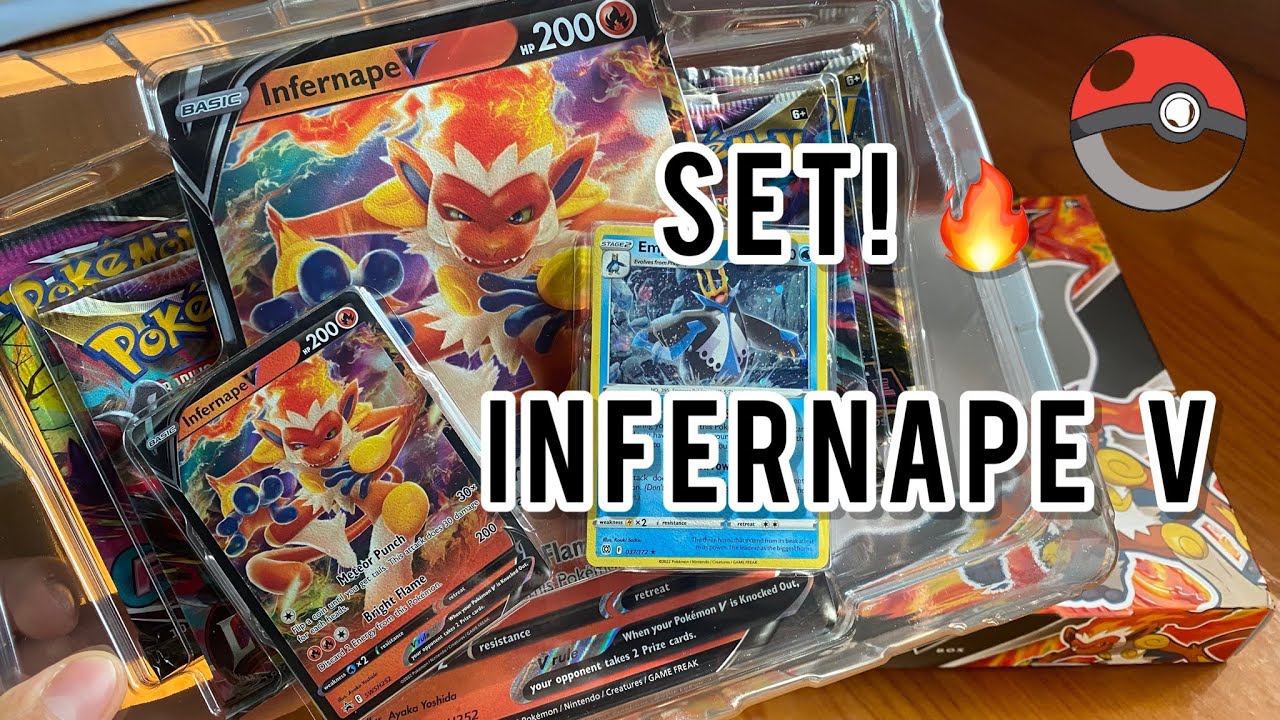 ABRIMOS!! 🔥EL SET DE INFERNAPE V 🔥 pokemon tcg - YouTube