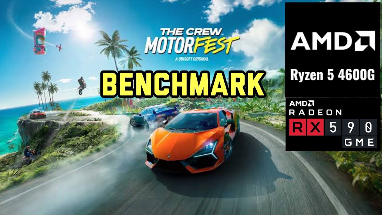 THE CREW MOTORFEST AMD RYZEN 5 4600 g |RX580/RX 590 GME (MLLSE) 8GB ...
