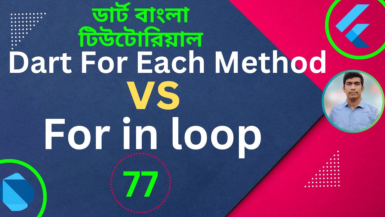Dart For Each Method vs For in loop Full Guideline | Dart Tutorial for ...