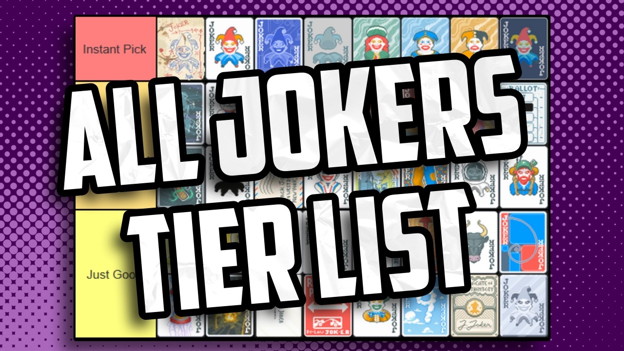 I'm Ranking All 150 Jokers in a Balatro Tier list - YouTube