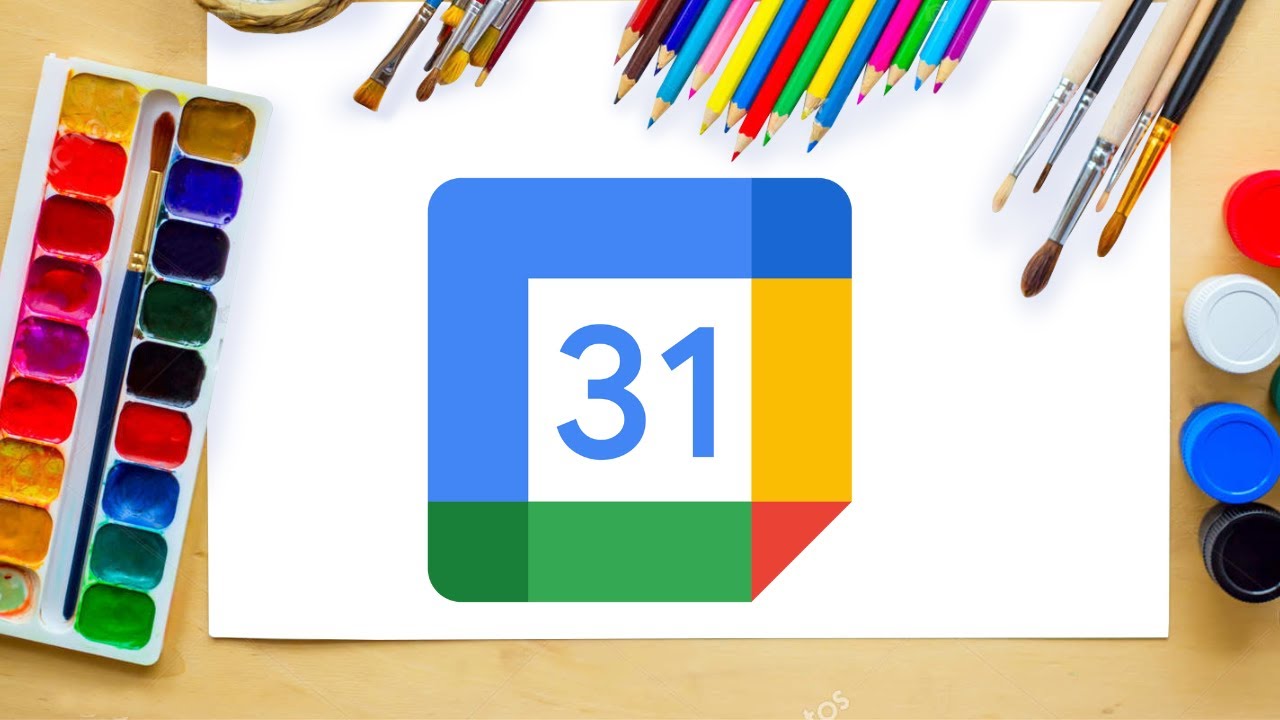 How to draw Google Calendar logo | Google apps - YouTube