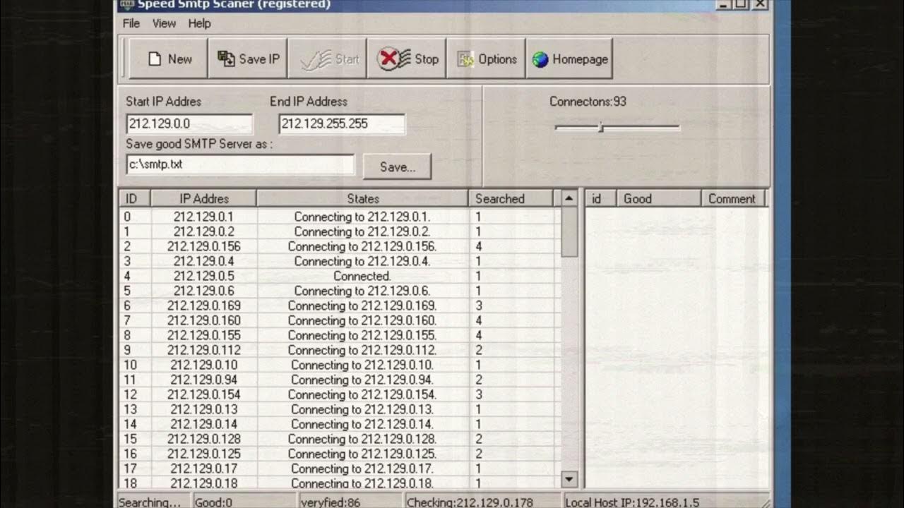 Speed SMTP Scanner v2.5: How to Scan for Open SMTP Servers Safely and Effectively - YouTube