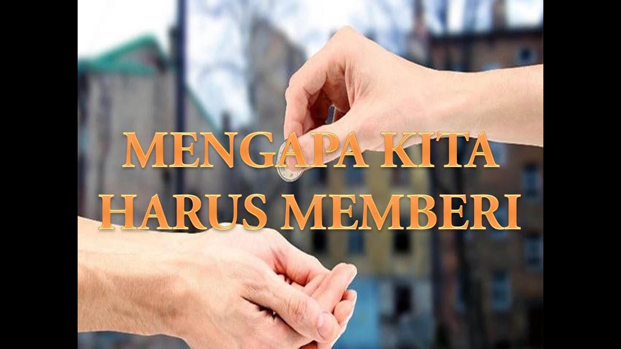 Motivasi Memberi. Seri Refleksi Hidup - YouTube