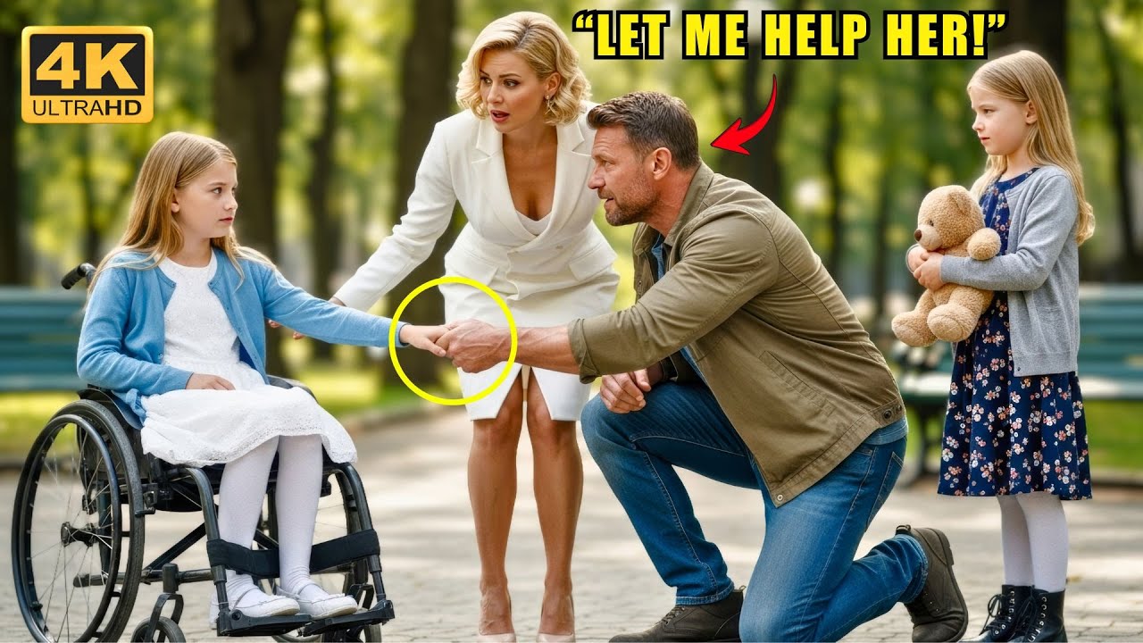 CEO’s Paralyzed Daughter Sat Alone—Until a Single Dad Said “My Daughter ...