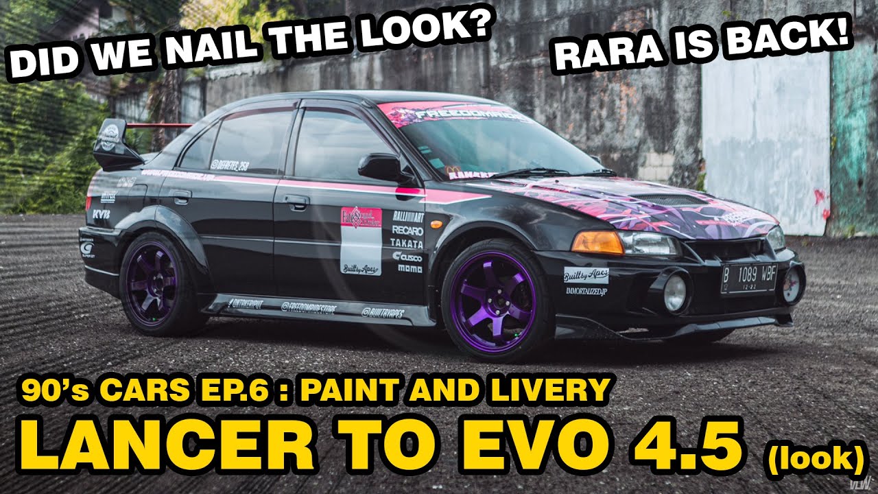 MITSUBISHI LANCER CK4 : LIVERY AND FINAL TOUCH ON THE LANCER | 90's Car ...
