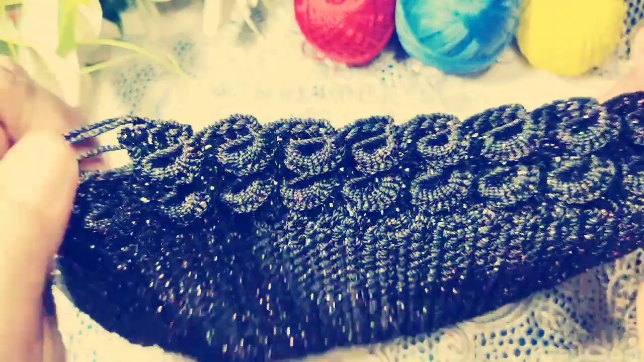 Crochet /tutorial merajut motif pastel / merajut motif pastel /merajut ...