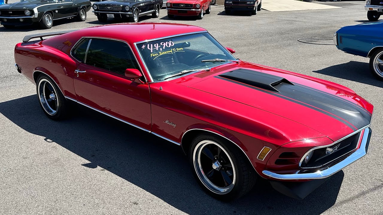 Test Drive 1970 Fastback Mustang SOLD $42,900 Maple Motors #2186 - YouTube