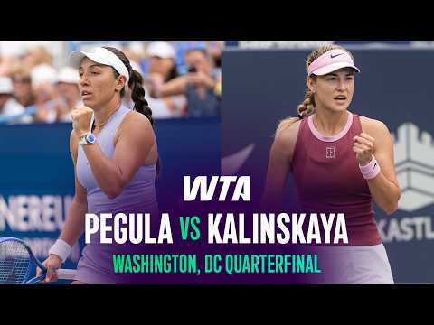 Jessica Pegula vs. Anna Kalinskaya | 2026 Washington, DC Quarterfinal | WTA Match Highlights