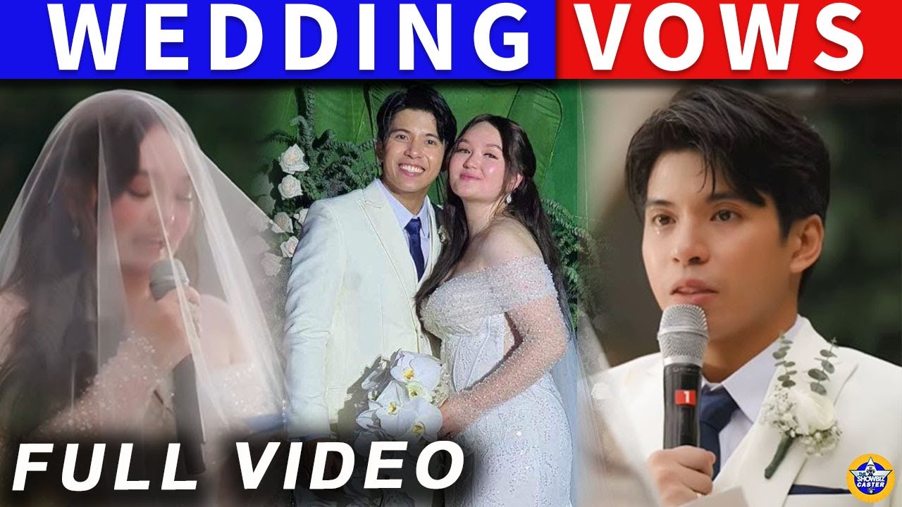 Nash Aguas and Mika Dela Cruz Wedding Vows Full Video - YouTube