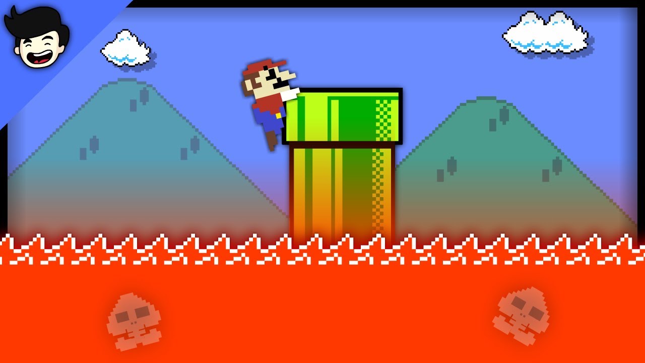 🍄Super Mario Bros. But the Floor is LAVA!!!🔥 [Mario Cartoon Animation ...