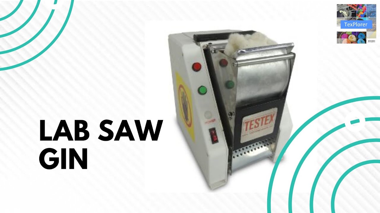 LAB SAW GINNING MACHINE | Ginning Machine | Cotton | Texplorer ...