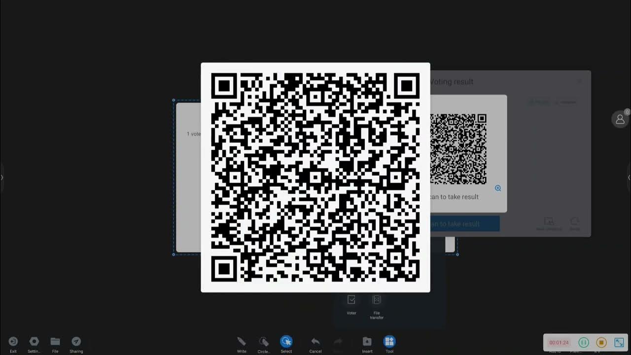 Armer Smart Whiteboard Demo:QR Code Vote and Export - YouTube