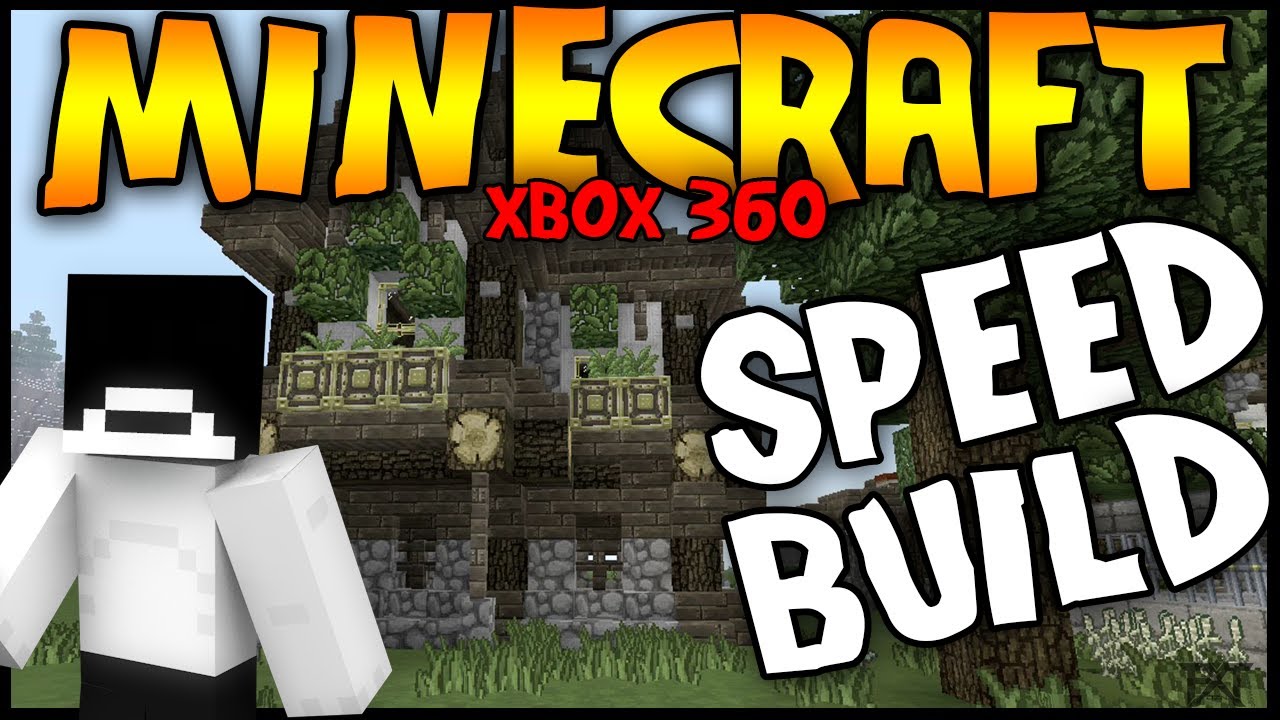 "MINECRAFT" (Xbox 360) Speed Build - Medieval style House - YouTube
