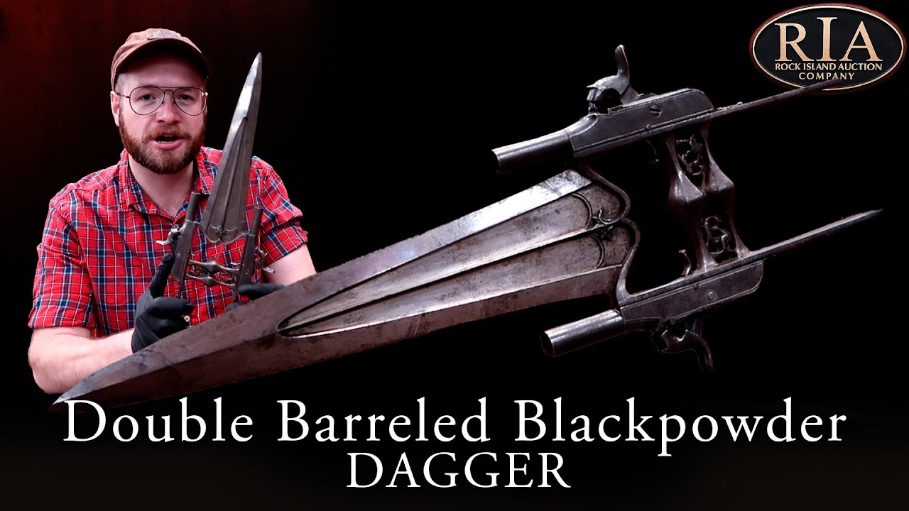 Blackpowder Armor Piercing Dagger | Indian Katar Dagger with Percussion ...
